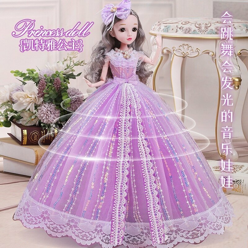 2024 Новый набор кукол Барби, поющих и танцующих, подарочная коробка, принцесса, игрушка для девочек