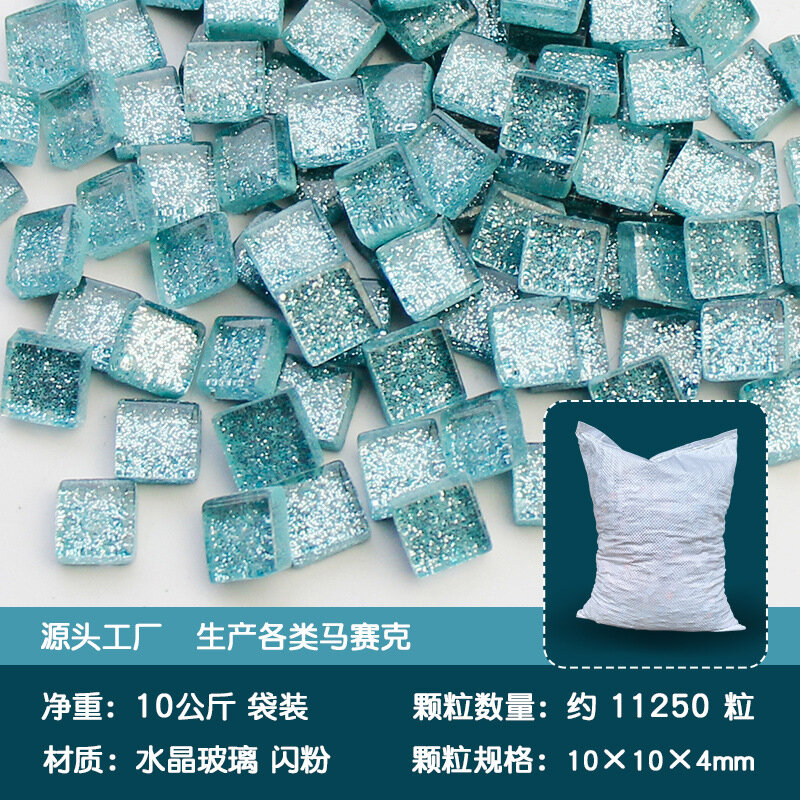10kg пакет мозаики, многоцветные светло-розовые кристаллы, бесплатный камень, DIY гранулы, плитка, заводской материал, оптовая упаковка