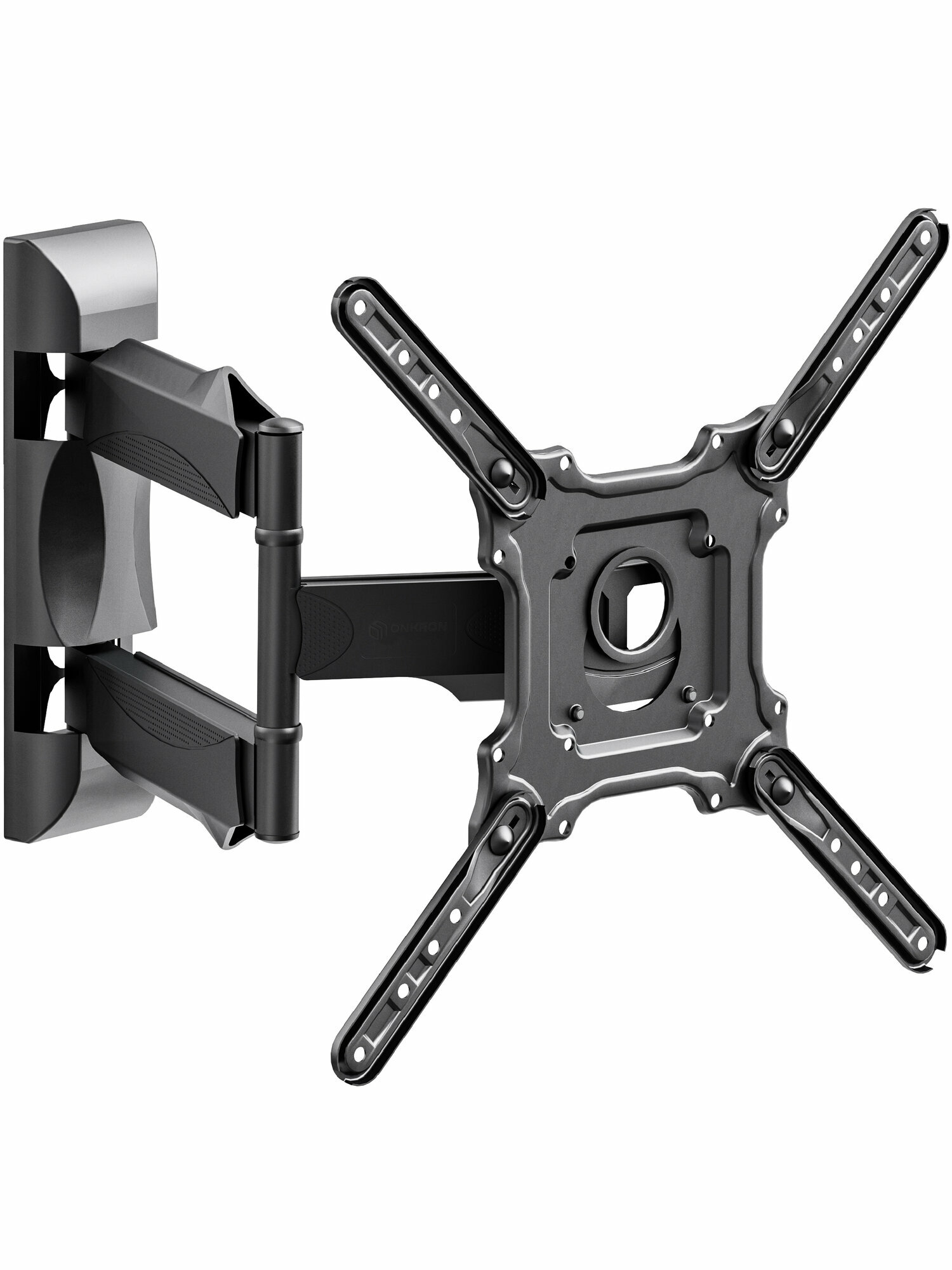 Кронштейн на стену ONKRON NP40 для телевизора 32"-65", наклонно-поворотный, до 35 кг, черный