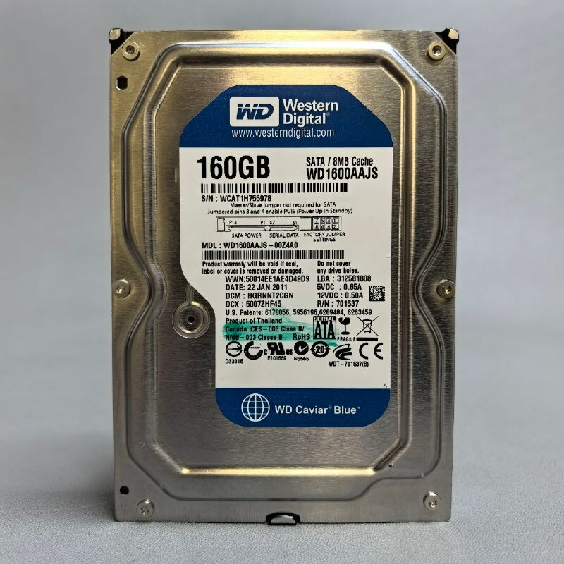 Жесткий диск Western Digital WD1600AAJS 160Gb (978)