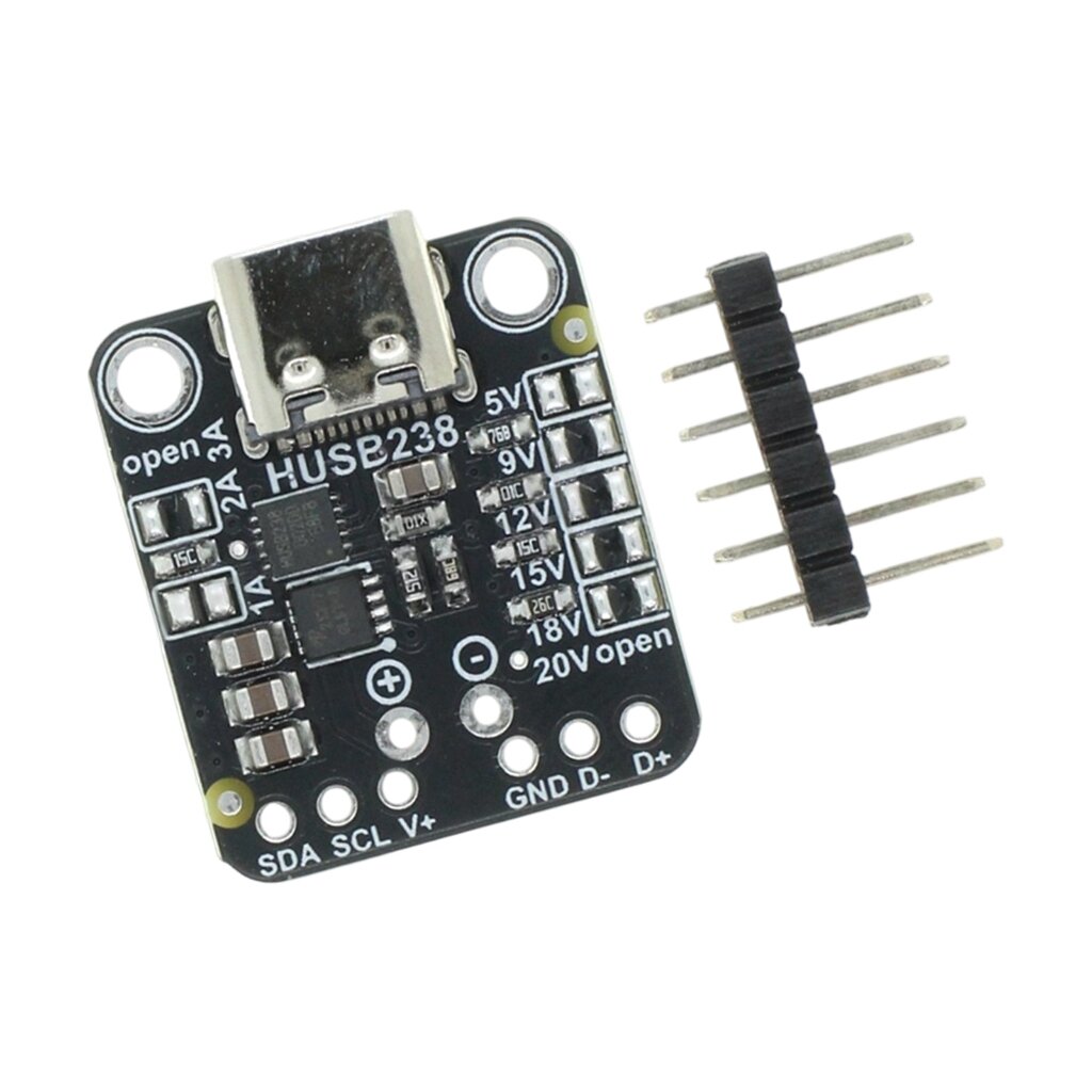 Модуль обмана HUSB238 5V/9V/12V/15V/18V/20V С Регулируемым Управлением IIC Для Обмана