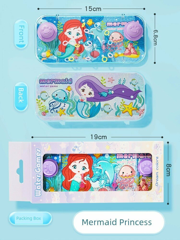 Детская развивающая игрушка-аттракцион «Кольцеброс в воду», игрушка-аттракцион «Кольцеброс в воду» для малышей, ручной