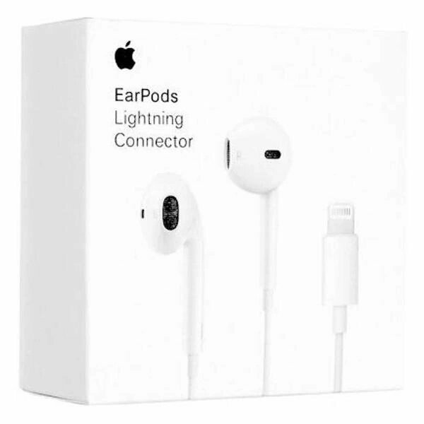 Наушники проводные Apple EarPods Lightning (MMMWT)