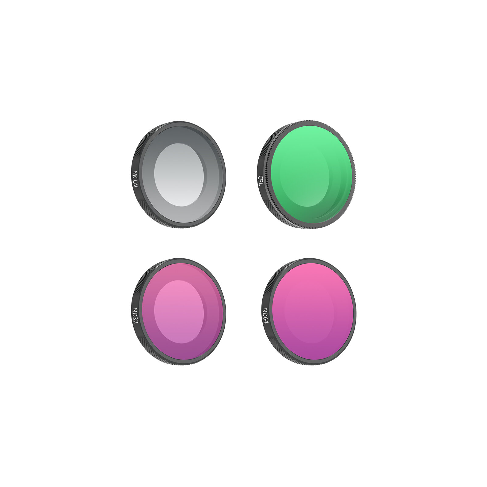 Фильтры для экшн-камеры Аксессуары для экшн-камеры Совместимы с GO Ultra Фильтры Комплект из 4 фильтров MCUV + CPL + ND32 + ND64