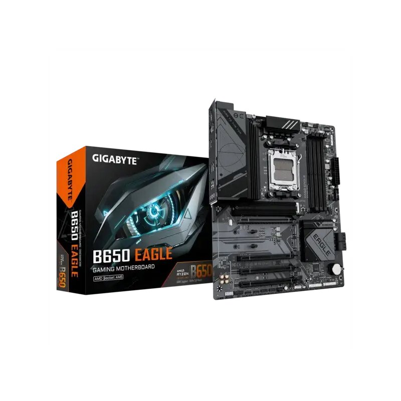 Материнская плата MB GIGABYTE AMD B650 sAM5, 4xDDR5(256GB), HDMI 2.1/DP, 1xPCIe 4.0x16, 3xPCIe 3.0x16, 1xLAN, 4xSATA 6Gb/s, 3xM.2, 1xUSB-C, 2xUSB 3.2, 6xUSB 2.0, 1xPS/2, ATX