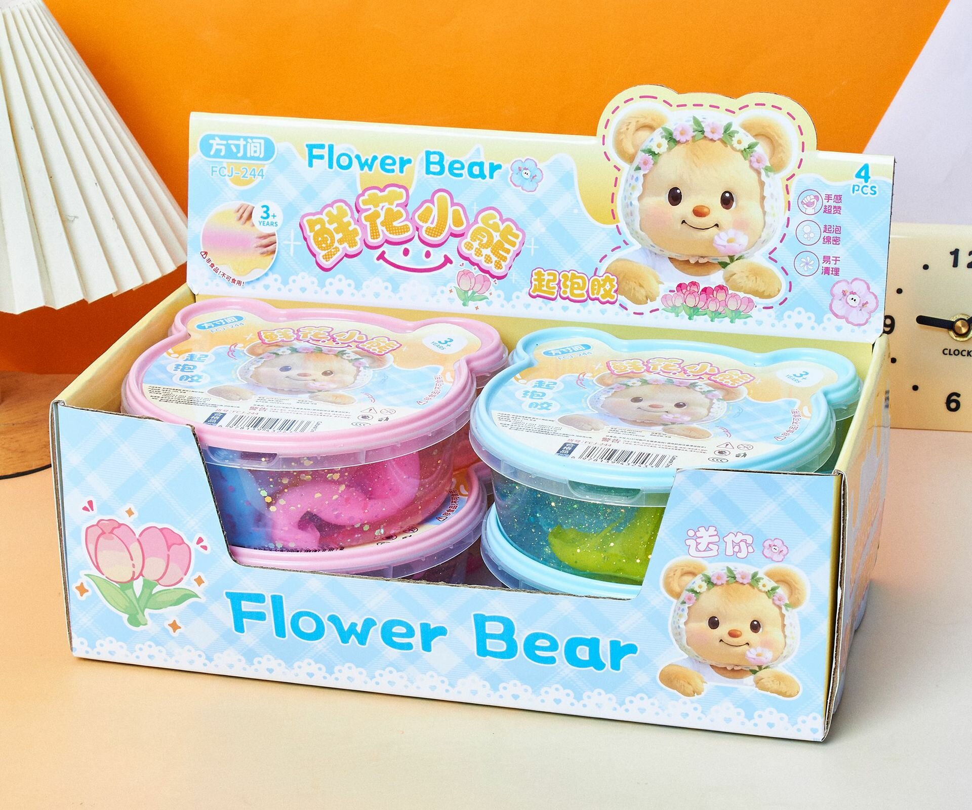 Новый слайм с пузырьками в виде винограда для детей, безопасный нелипкий слайм, кристальная грязь, игрушка для снятия стресса