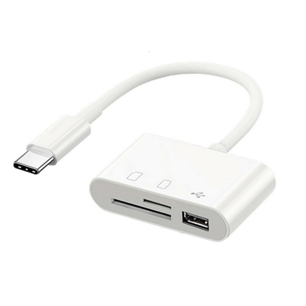 USB-C кард-ридер, Тип C белый