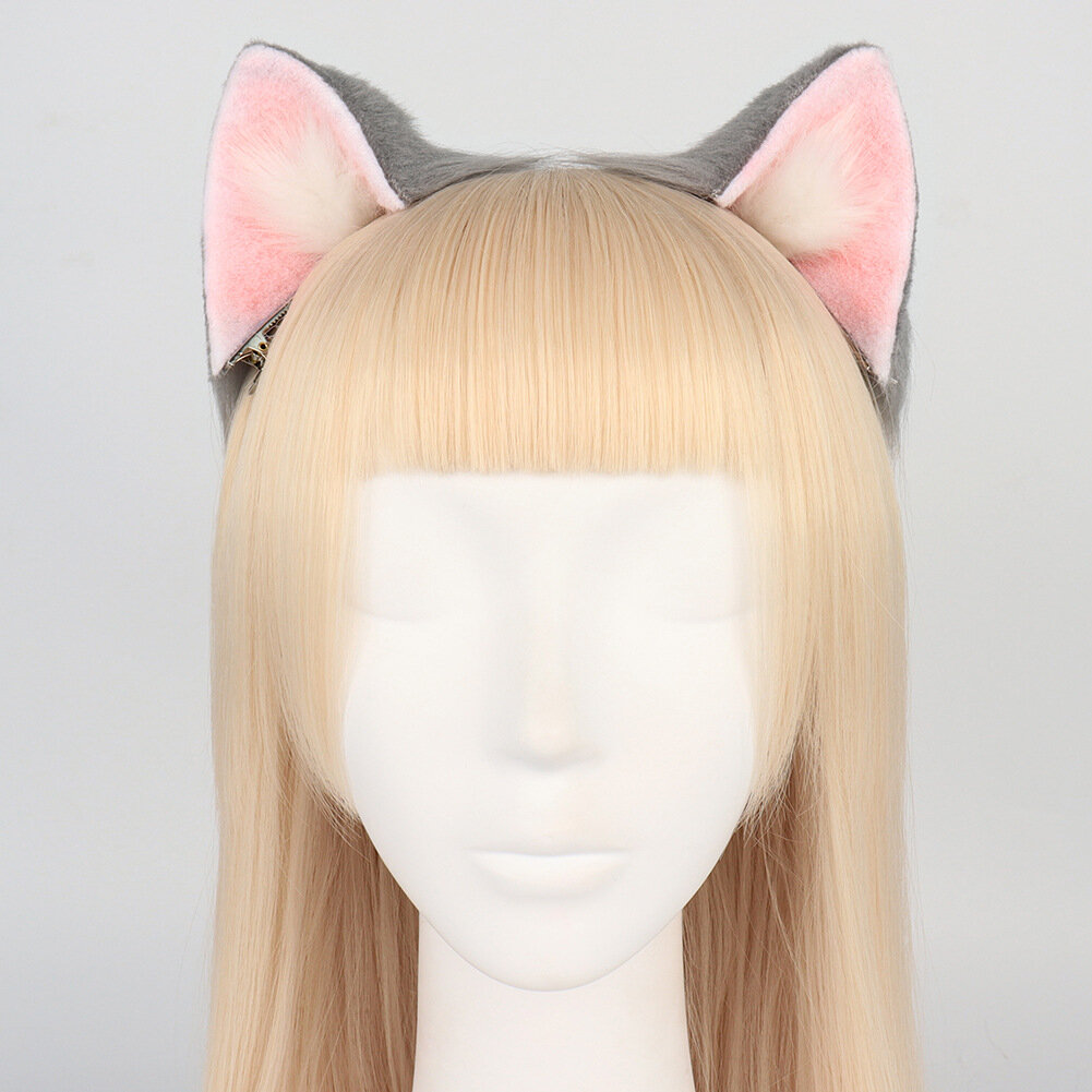 2026 Ручная работа, заколка для волос с кошачьими ушками, маленькие аксессуары KC Lolita, боковая заколка, реалистичная, высококачественная, милая кошачья заколка для волос