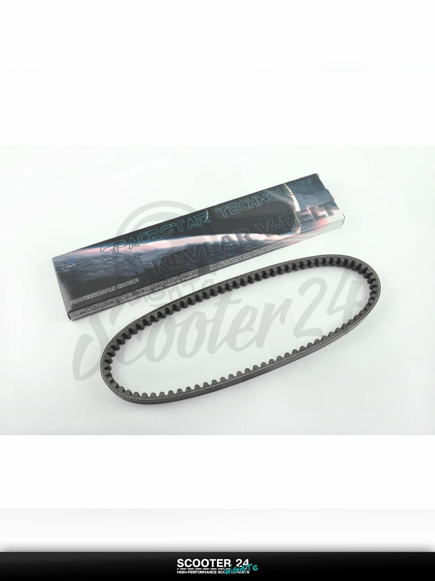 Ремень вариатора на скутер / мопед / мотоцикл 645 * 15,5 Honda TACT AF16 (кевларовый) "SPACE STAR" / Хонда Такт