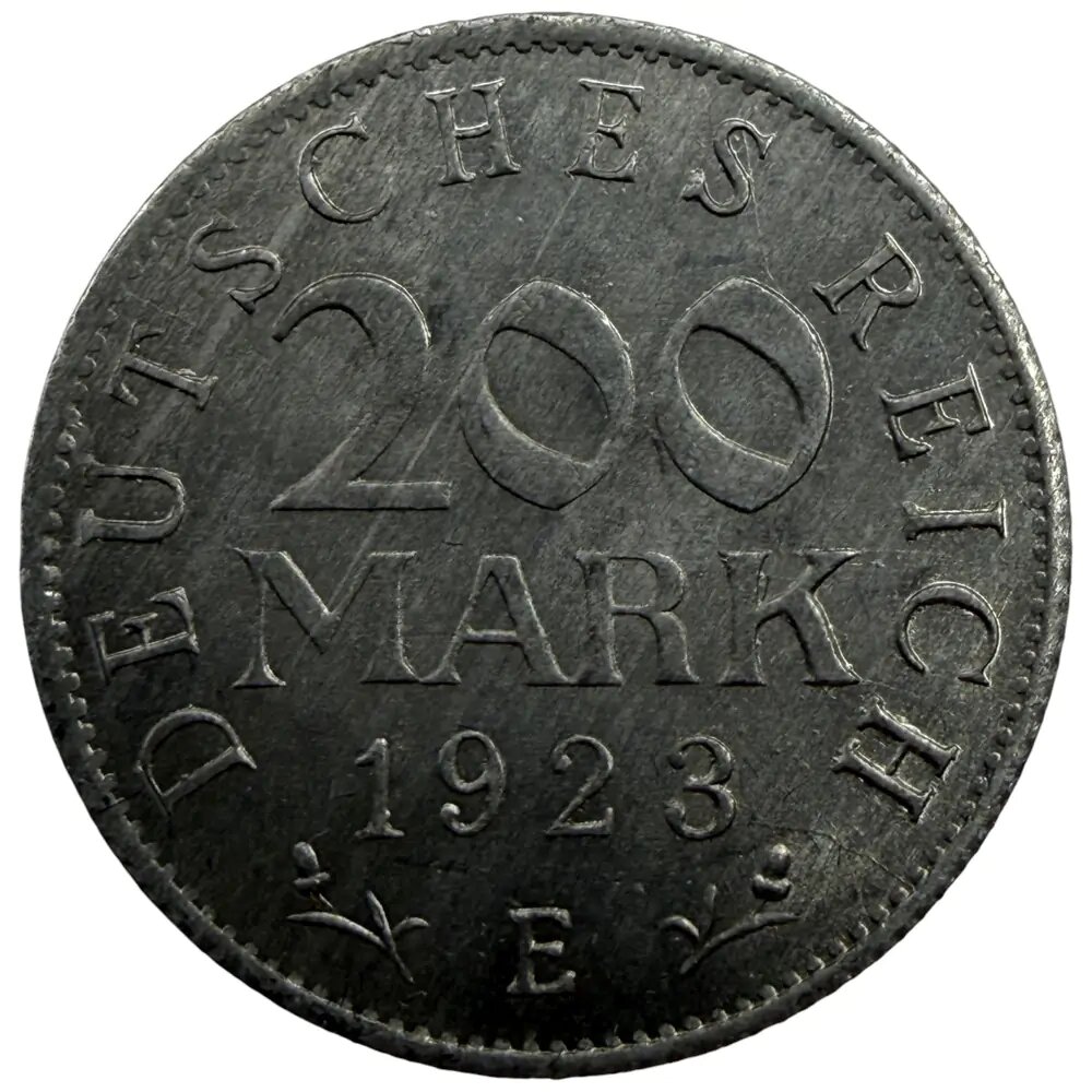 Германия, Веймарская республика 200 марок 1923 г. (E)