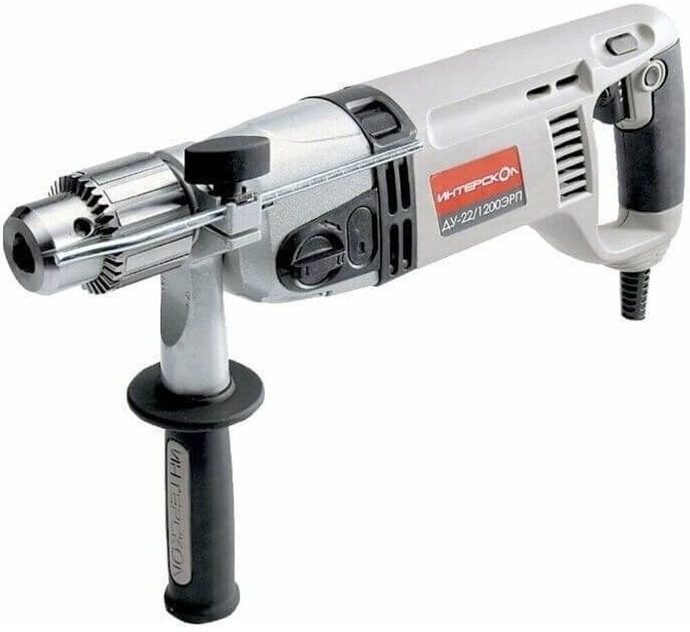 Дрель ударная сетевая ДУ-22/1200ЭРП2, 1200Вт ИНТЕРСКОЛ 330.1.0.00