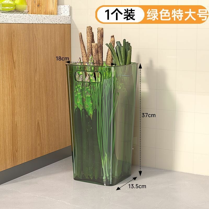 Контейнер для хранения лука, имбиря и чеснока, прозрачный, большой емкости, органайзер, трубка для хранения, артефакт для кухни