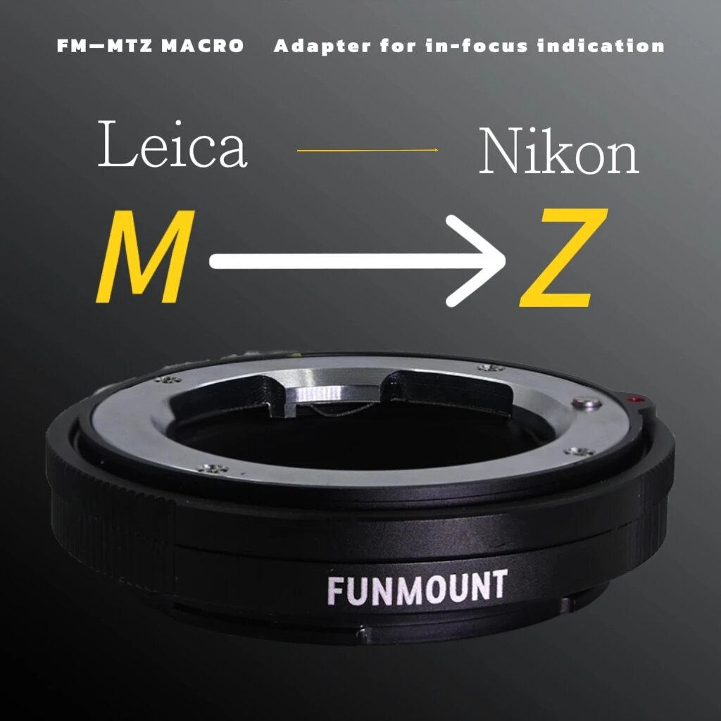 FUNMOUNT FM-MTZ LM-NZ Адаптер объектива Leica M для Nikon Z