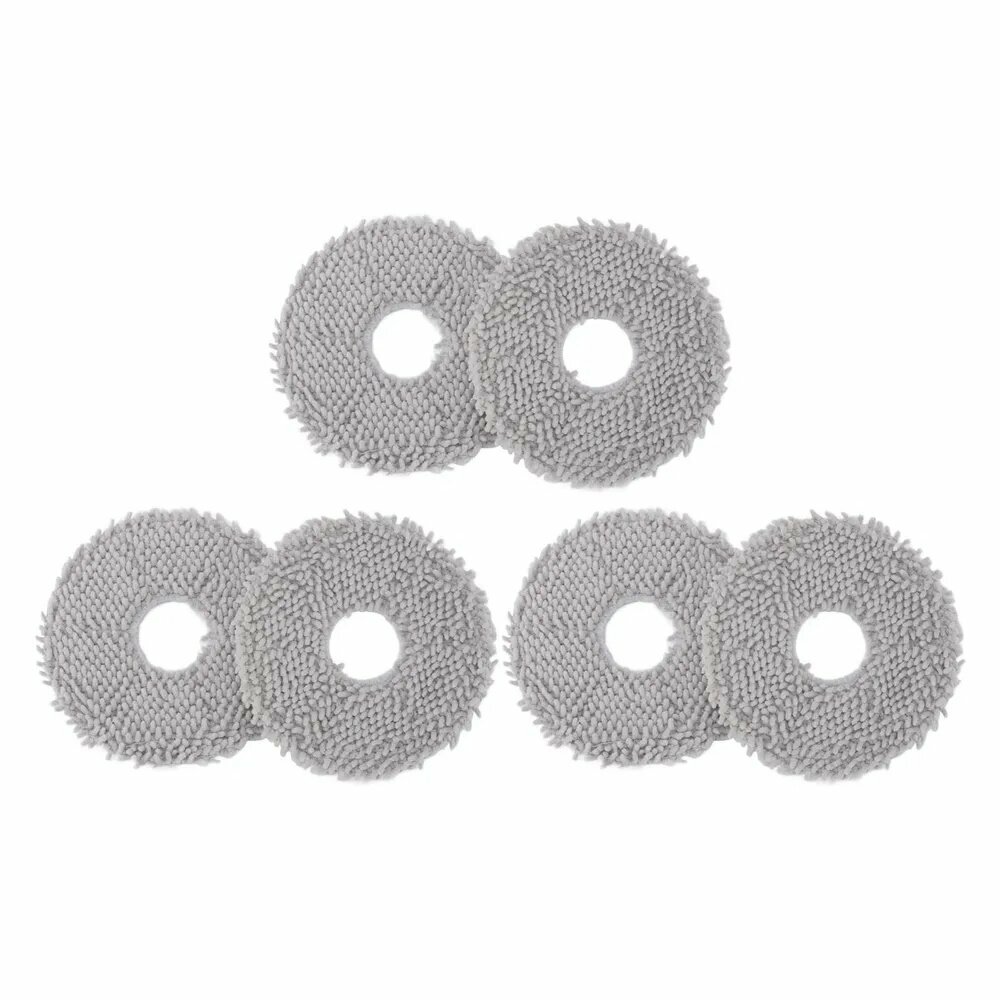 Серые тряпки для уборки для роботов-пылесосов Midea V10/V12/W11 - идеальные аксессуары для эффективной чистки.