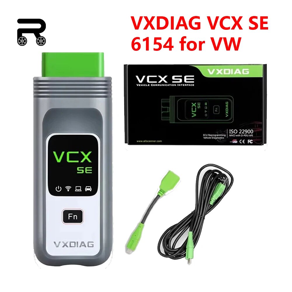 VXDIAG VCX SE 6154 для VW Audi OBD2, все системы, диагностический сканер, кодирование ЭБУ, J2534, поддержка программирования DOIP 5054A