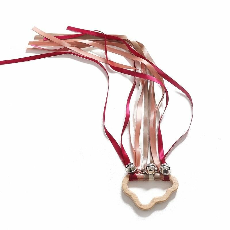 Ленточный сенсорный игрушечный радужный колокольчик из дерева, 4#