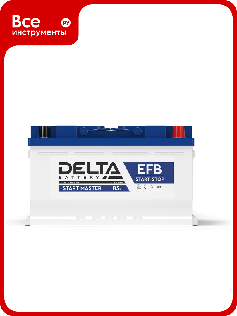 Аккумуляторная батарея DELTA START MASTER 85 Ah EFB