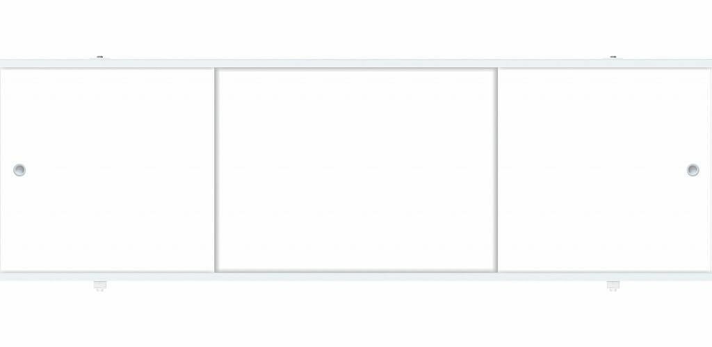 Фронтальная панель экран для ванны раздвижной Aquanet Premium 150 см белый