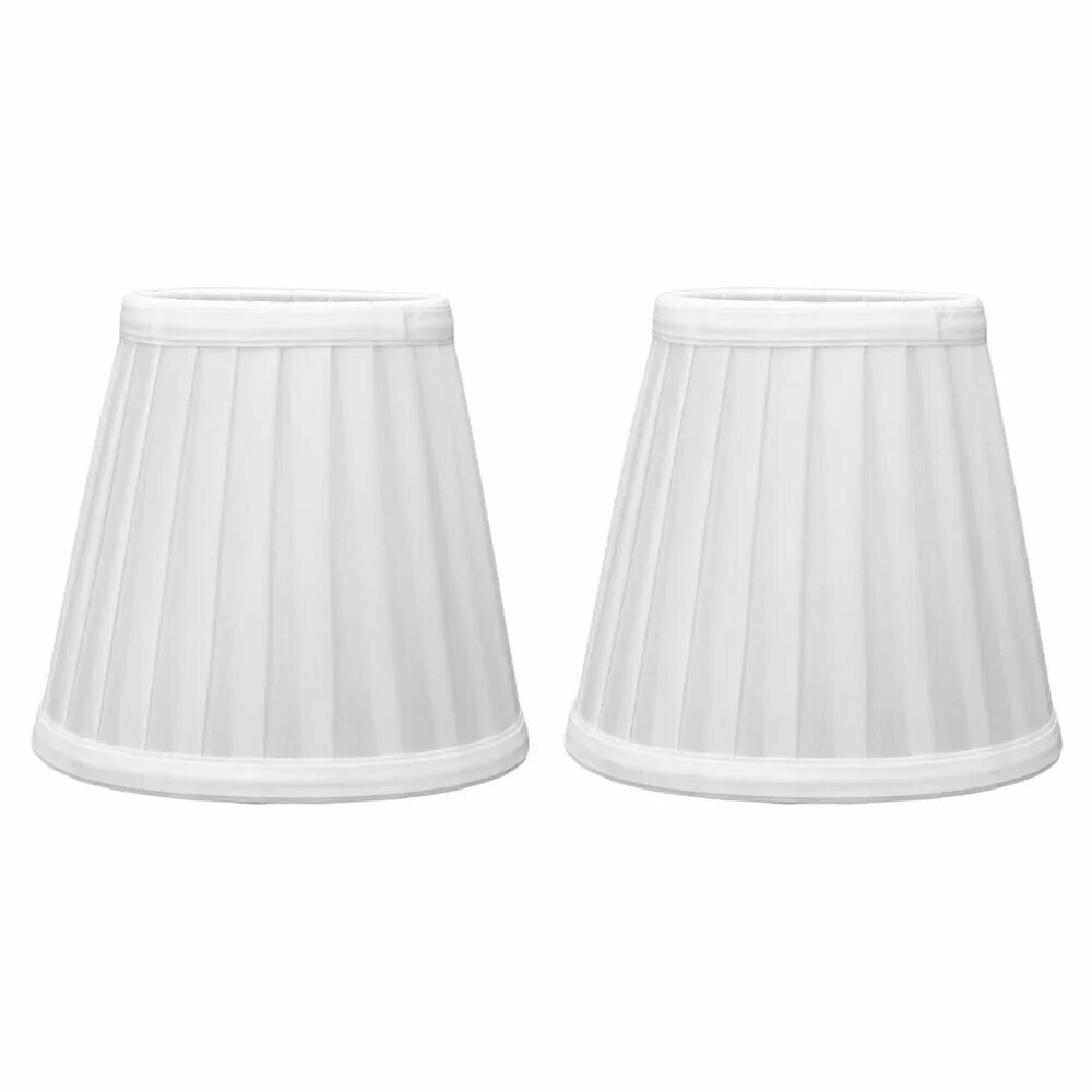 2 шт. двойной маленький абажур с зажимом на лампочке, удобный материал, тканевый абажур для настольной люстры, настенный светильник PX07