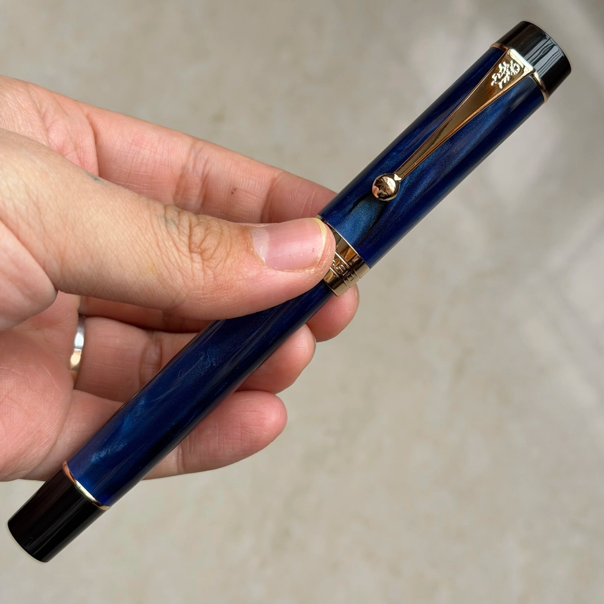 Перьевая ручка Jinhao 100, темно-синий, перо F