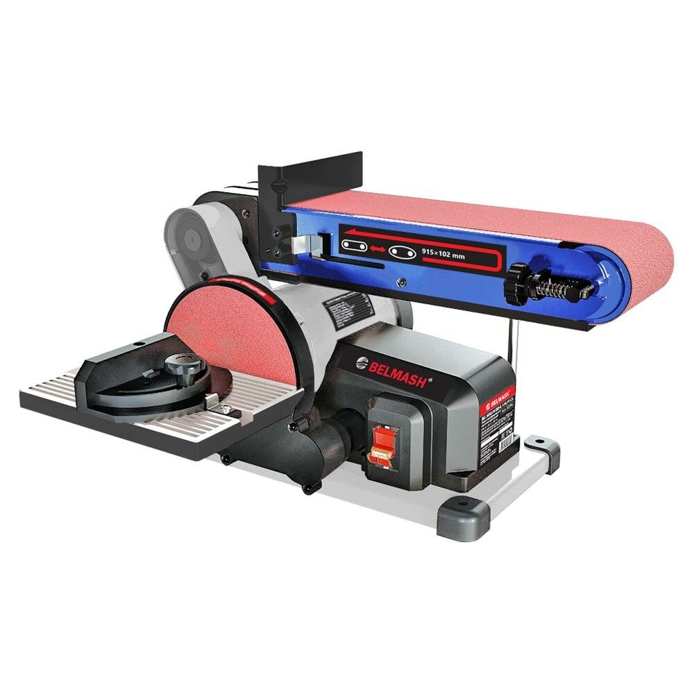 Шлифовальный ленточно-дисковый станок Белмаш BELMASH BDG 100/152L S221A