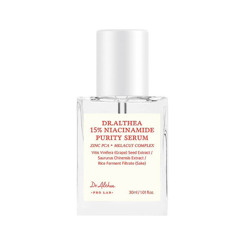 Сыворотка для лица DR. ALTHEA NIACINAMIDE PURITY 15% с ниацинамидом и цинком 30 мл