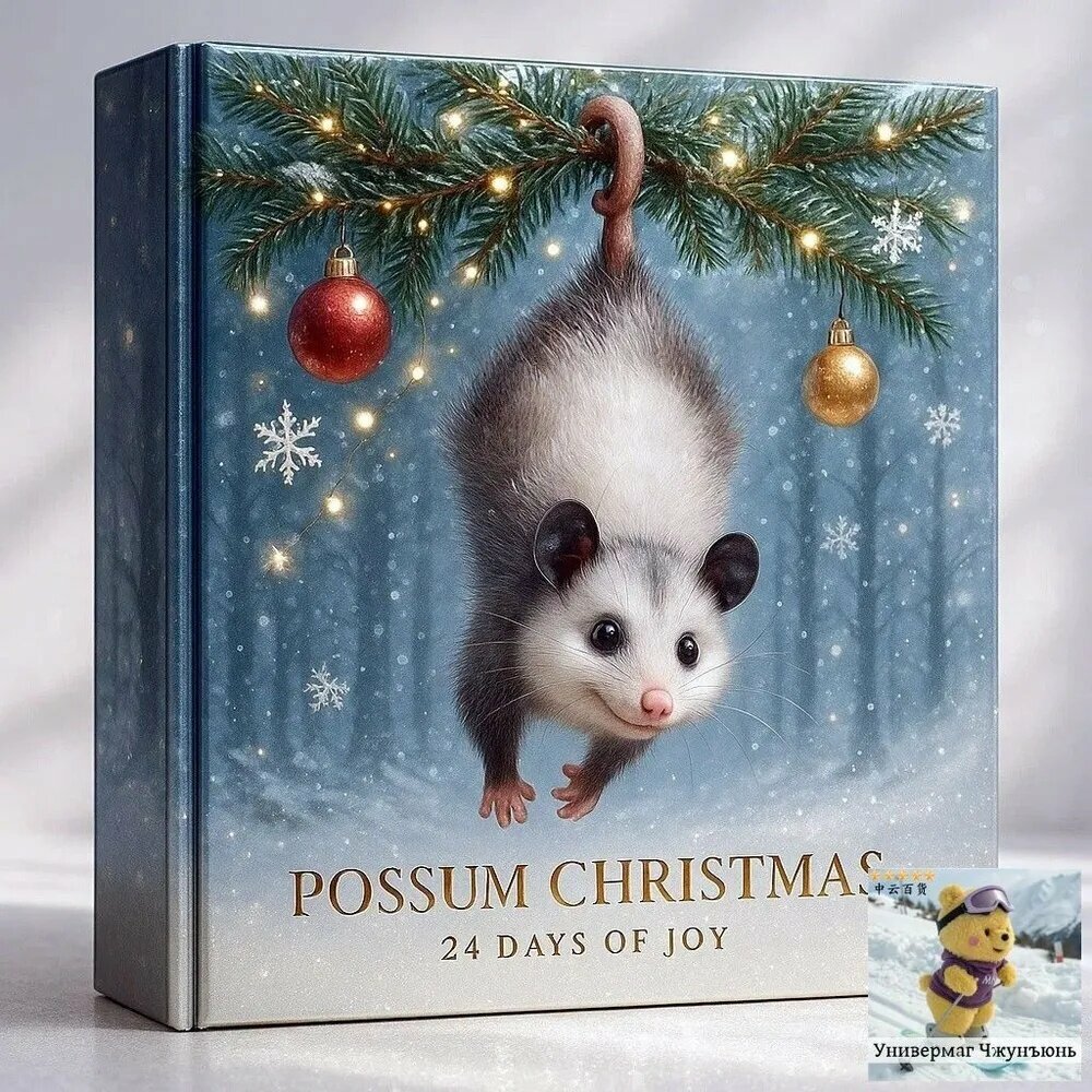 Адвент-календарь Рождество опоссумов