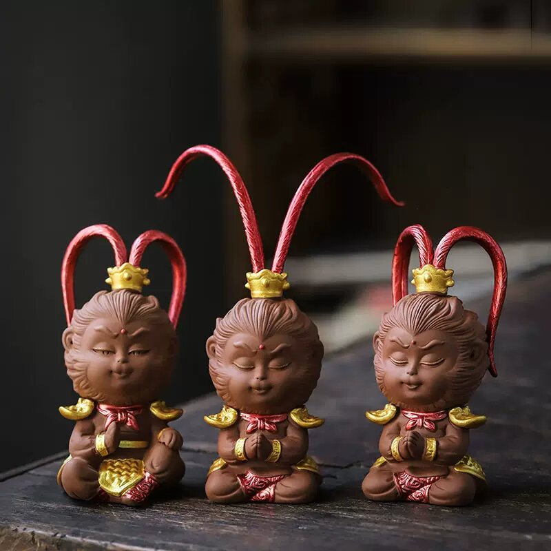 Аквариум, ландшафтный дизайн, украшения «Король обезьян», чай Укун, домашнее животное, аквариум, рокарий, бонсай,