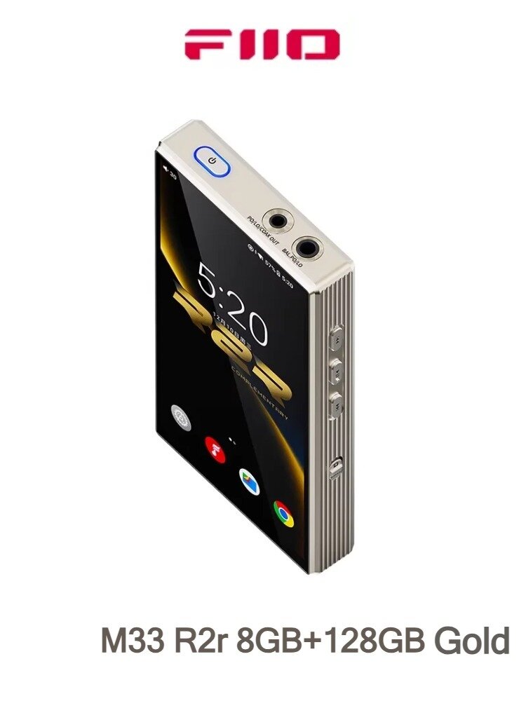 Fiio M33 R2r 8GB+128GB Портативный MP3 Bluetooth музыкальный плеер без потерь HiFi hard solution DSD