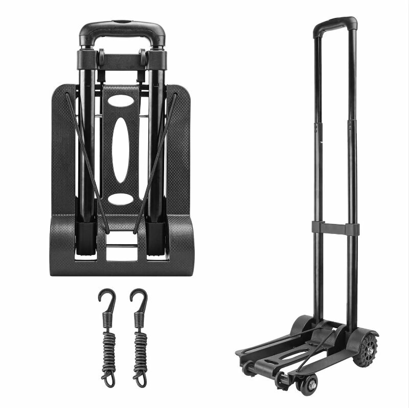 Складная тележка для перевозки грузов, универсальная ручная тележка с колесами