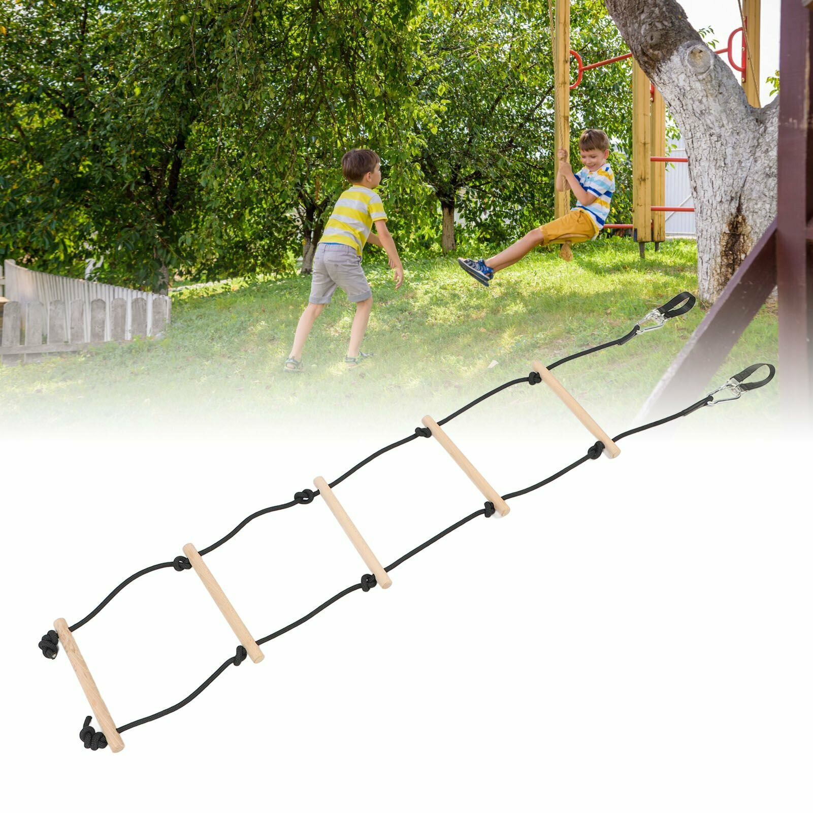 Детская веревочная лестница