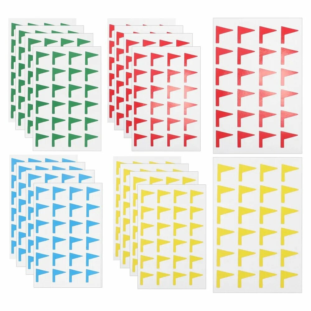 Самоклеящиеся Флажки, Для Обозначения На Картах, 1 Упаковка, 288 Штук
