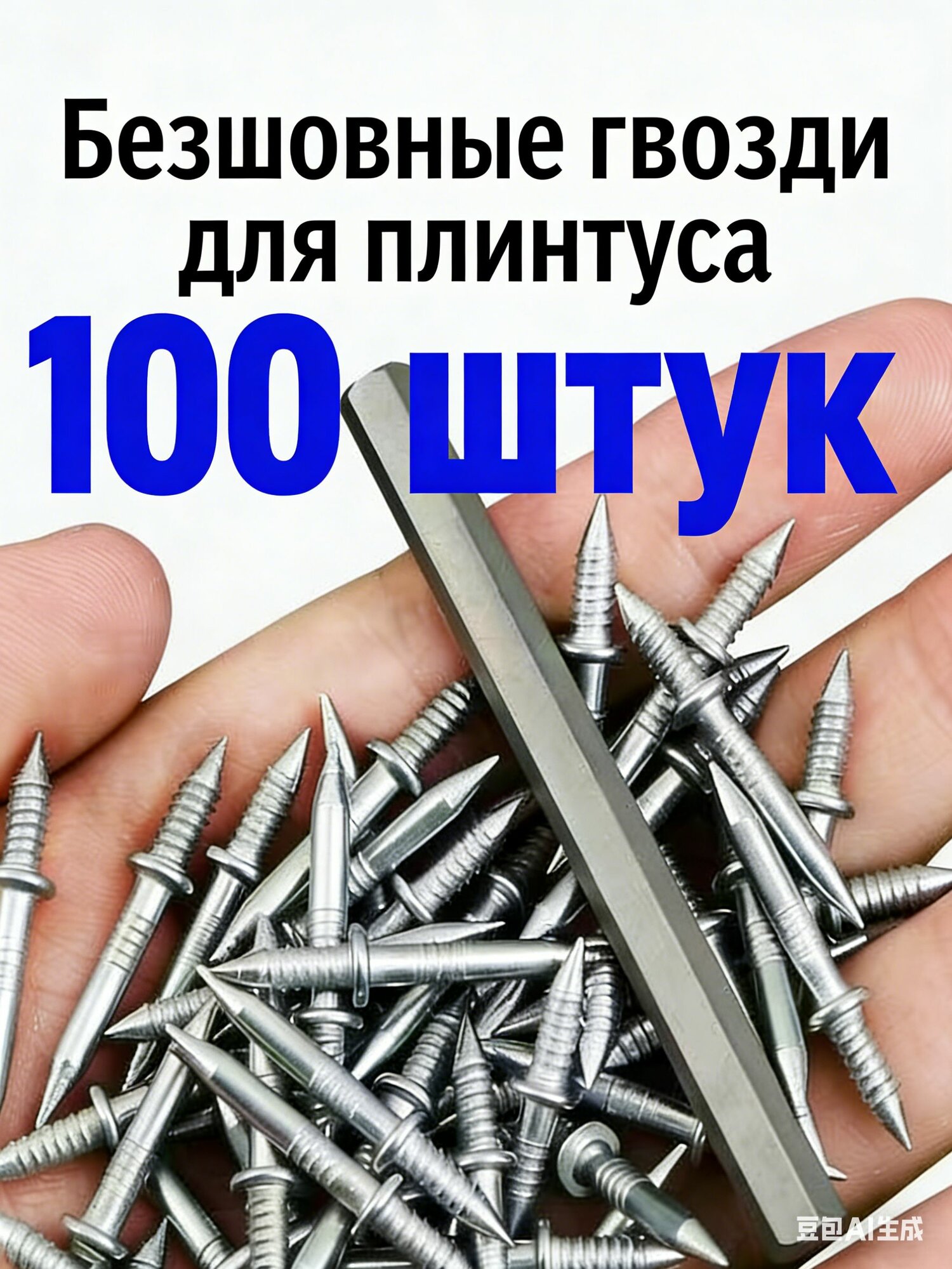 Гвозди 2.5 x 27 мм 101 шт строительные для дерева