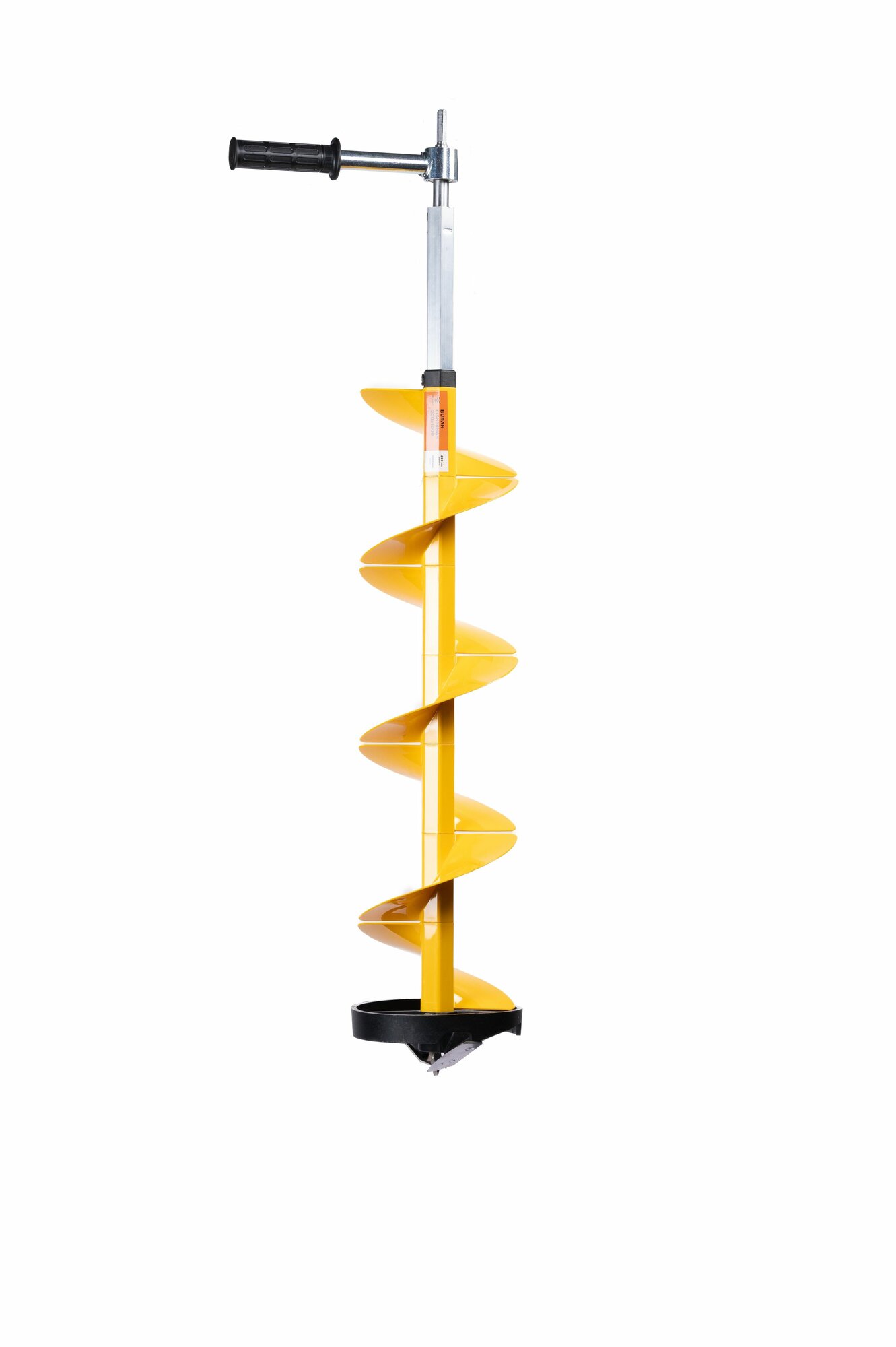 Ледобур BURAN ICE DRILL 200х1000 мм с ручкой-адаптером для шуруповерта