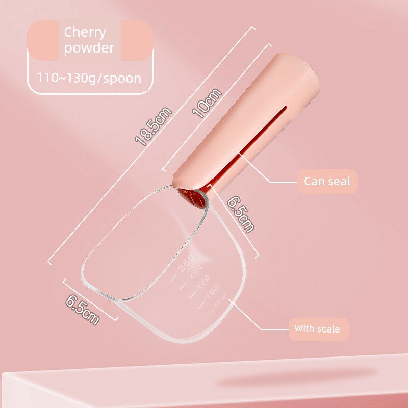 Мерная ложка для корма для кошек и собак с весами, мерный стакан, мерная ложка, зажим для герметизации корма,