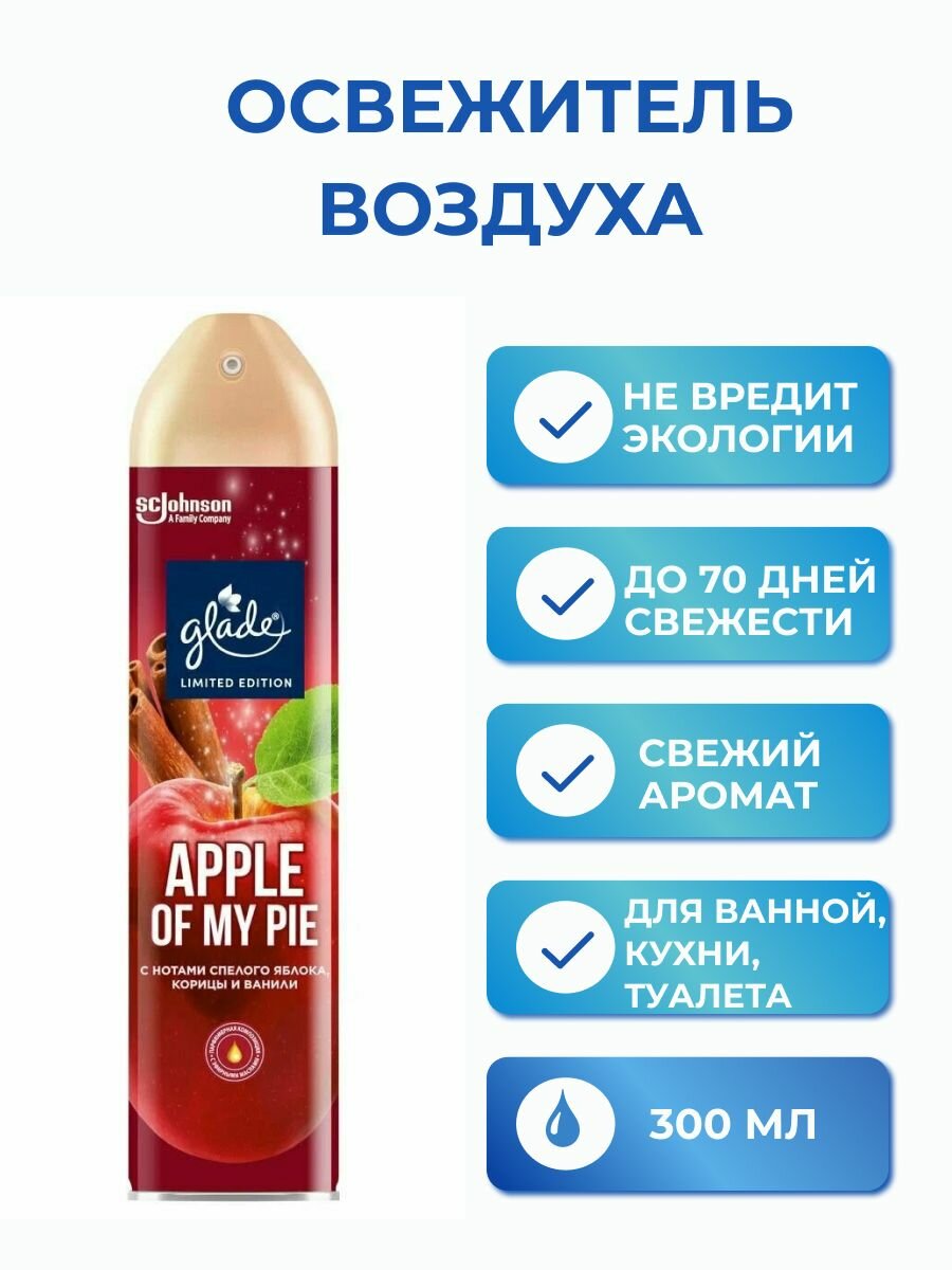 Освежитель воздуха Glade Apple of My Pie, 300 мл