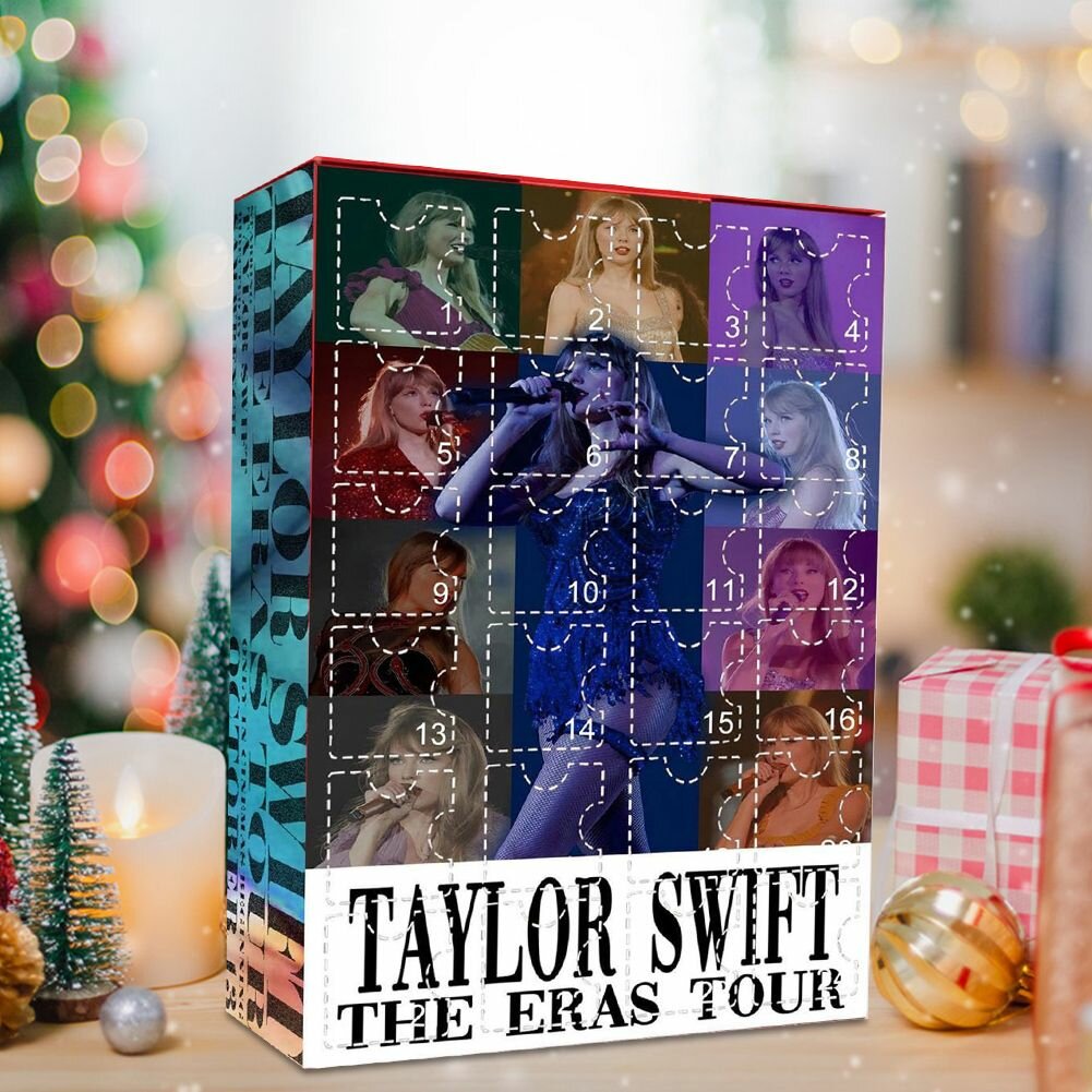 Рождественский адвент-календарь для меломанов на 2024 год с 22 подвесками и 2 браслетами для девочек