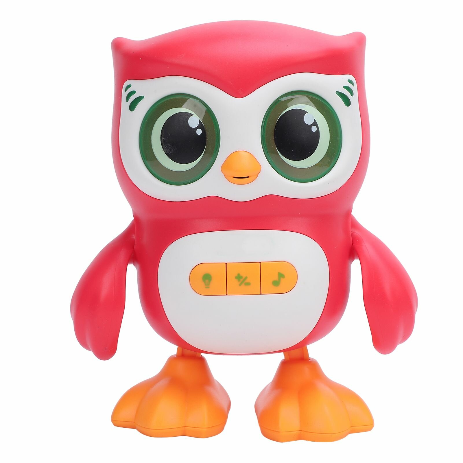 Умная сова, поющая и танцующая игрушка, красная, для малышей