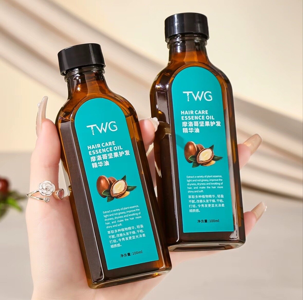 Масляная эссенция для ухода за волосами TWG Hair Care Essence Oil