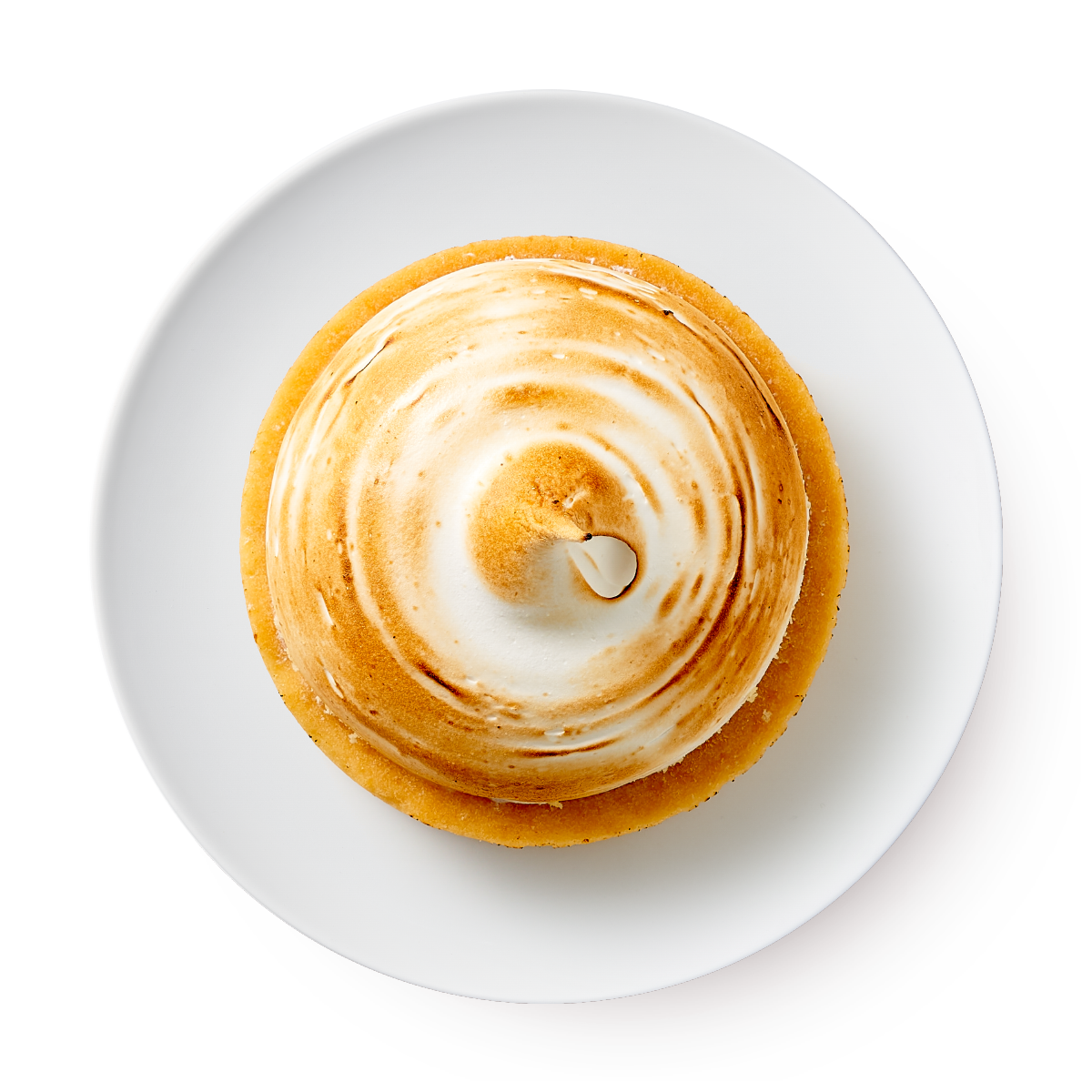 Тарталетка лимонная с меренгой "Ромбаба", пластиковая коробка