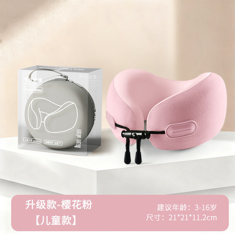 Детская U-образная подушка для путешествий, портативная подушка для шеи для детей 3 лет, студентов, высокоскоростных поездов, дальних полетов, помощь для сна, использование в автомобиле