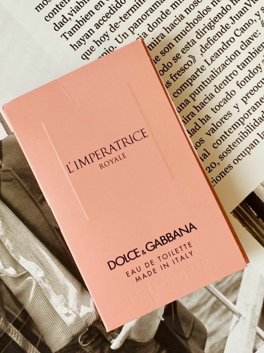DOLCE&GABBANA L'Imperatrice Royale Туалетная вода 1.5 ml