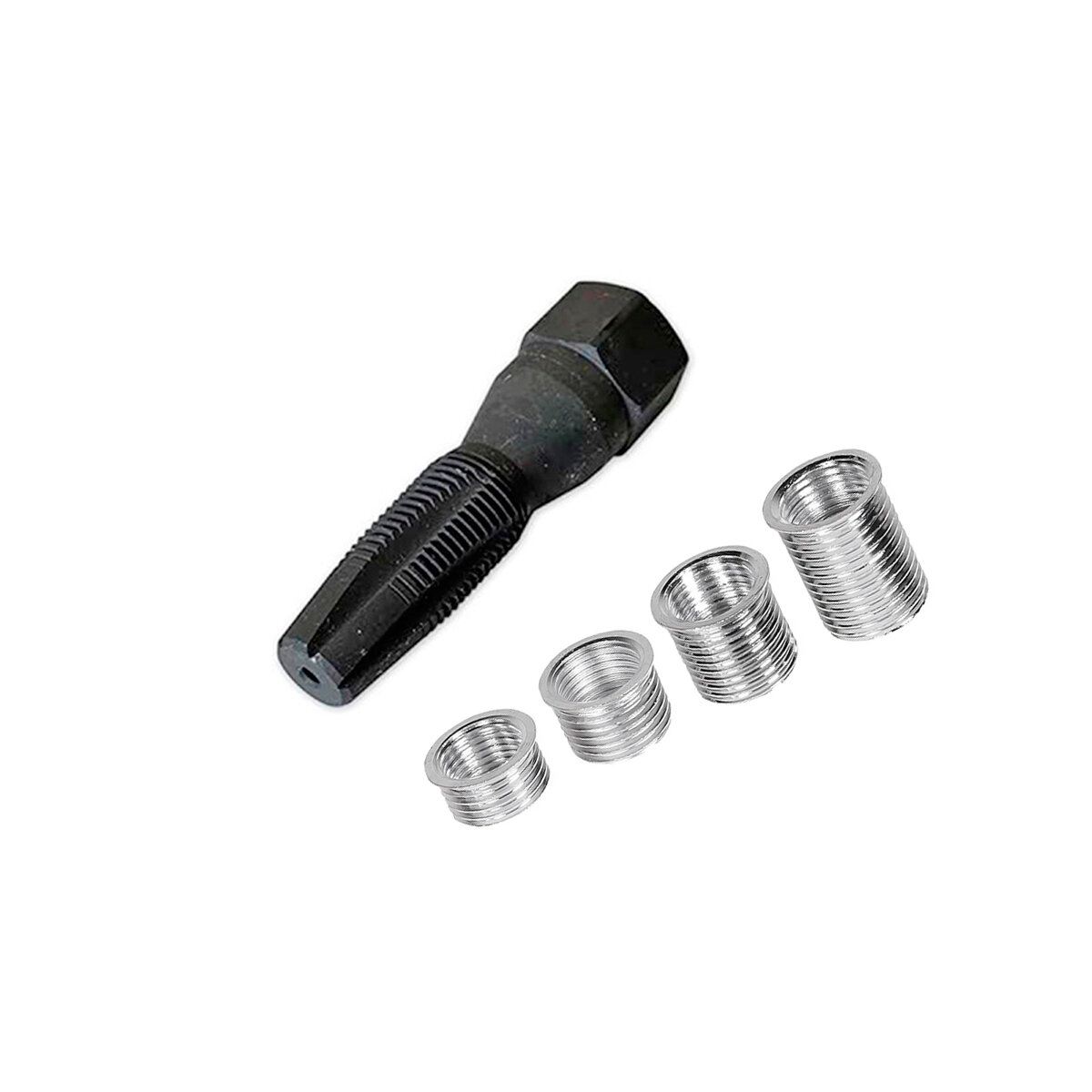 Набор для восстановления свечной резьбы М14х1.25 5 пр. AIST 67941205 метчик с набором ввертышей футорок в свечной колодец