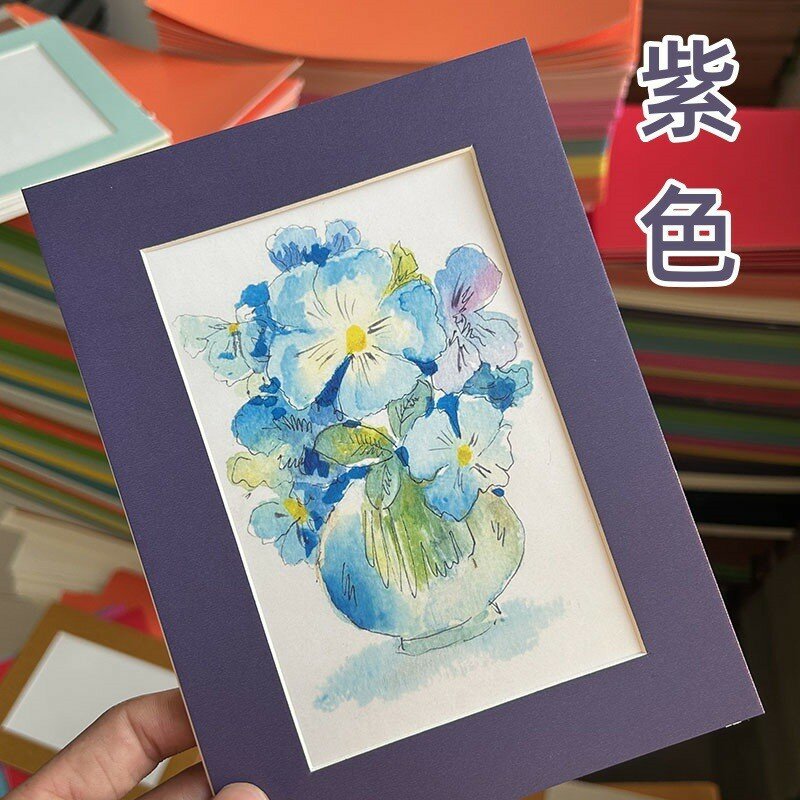 Горячая распродажа10 прямоугольных простых картонных рамок для картин формата A3/A4 для детских рисунков, толщиной 8 дюймов/4 дюйма.