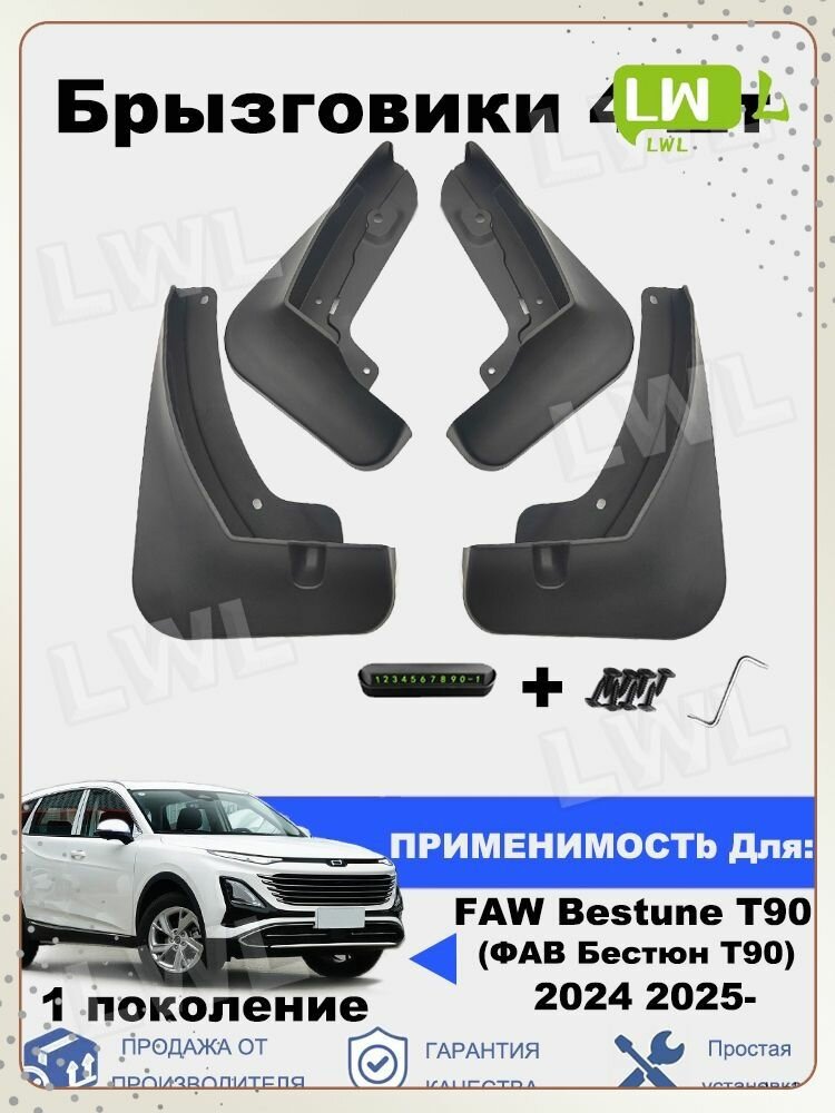 Крыло автомобильное, арт. FAW Bestune T90-D154