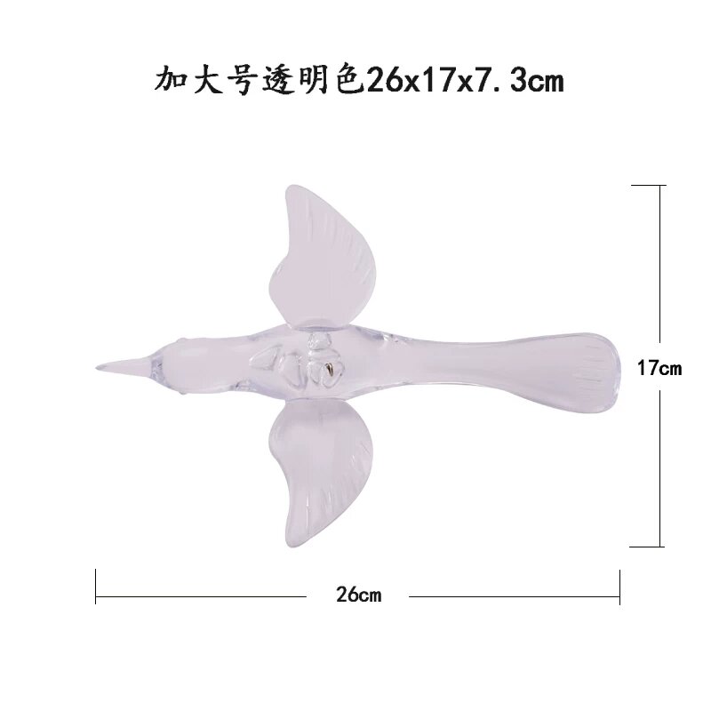 Электролитический подвесной декор, 26 см прозрачный цвет, аксессуар для витрины