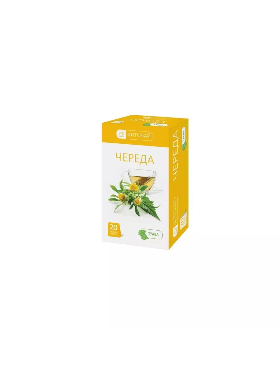 Фиточай Череда трава, фиточай, 1.5 г, 20шт, Здоровье фирма