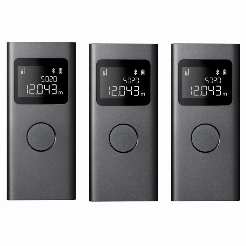 Умный лазерный дальномер Xiaomi Mijia, измеритель расстояния в реальном времени, с ЖК-дисплеем, работает с приложением Mi Home