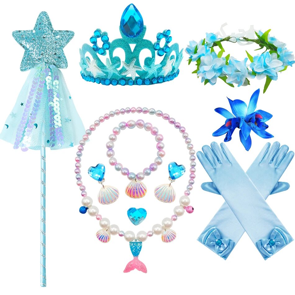 Детское платье Русалочка Ариэль оllobebe 7-8Y Tag-140, Accs 03