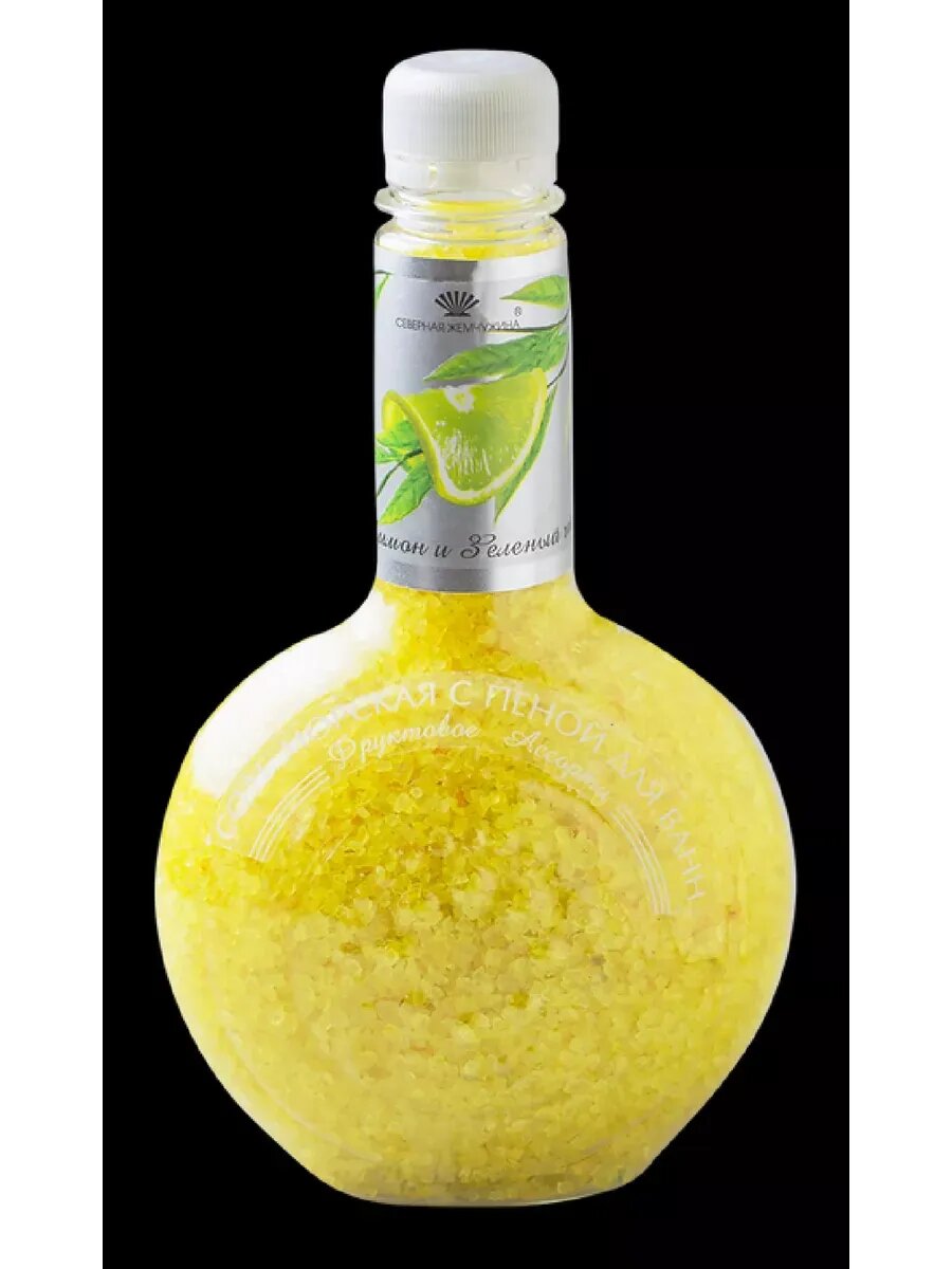 Фруктовое Ассорти соль для ванн лимон и зелёный чай ба-2шт.